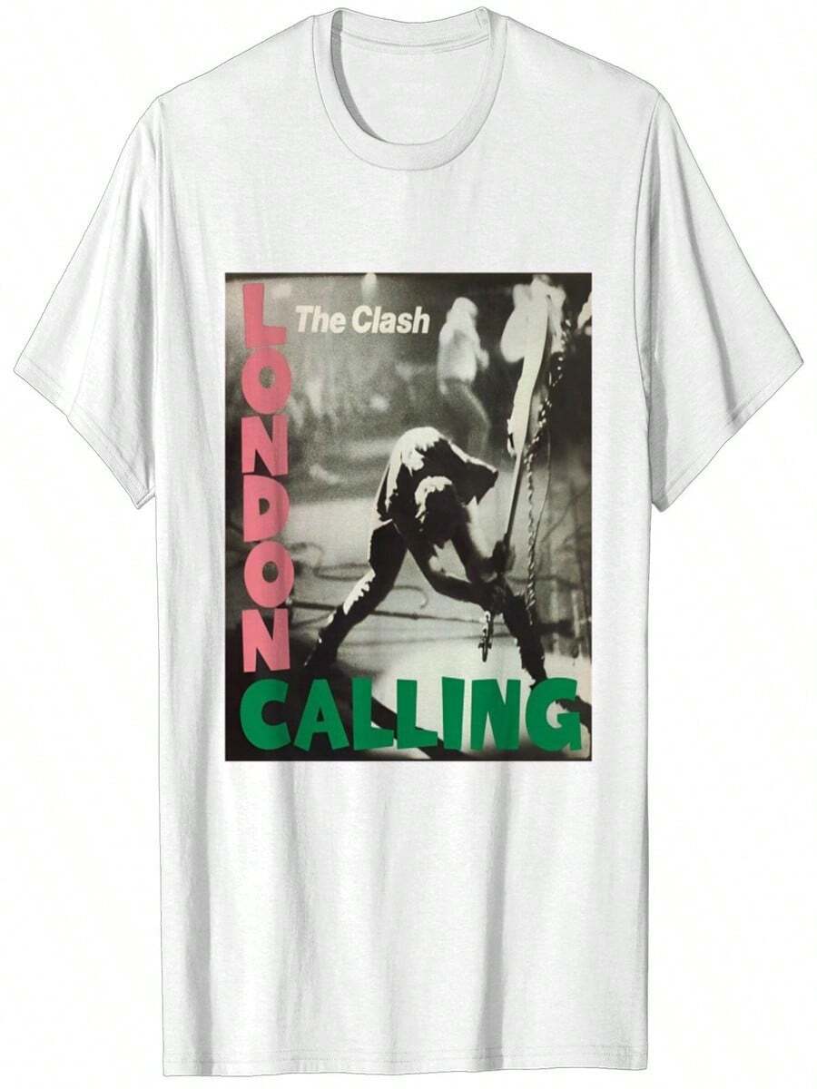 Punk Rock Band The Clash , The Clash, The Clash Tee Shirt New | SHEIN