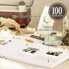 Wedding Guest Book With 108 Blank Pages Elegant Linen Hardcover ...