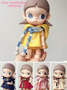 [Clothes Only] 17cm Labubu Doll Elf Cloak For 6-Joint Labubu Dolls ...
