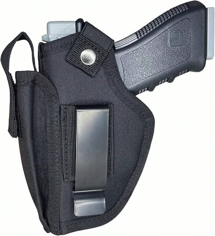 Universal Gun Holster With Mag Pouch Concealed Carry Inside Or Outside ...