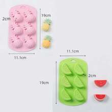 Fruit Shaped Jelly Molds4 Pcs 3D Mini Pineapple Strawberry Orange ...