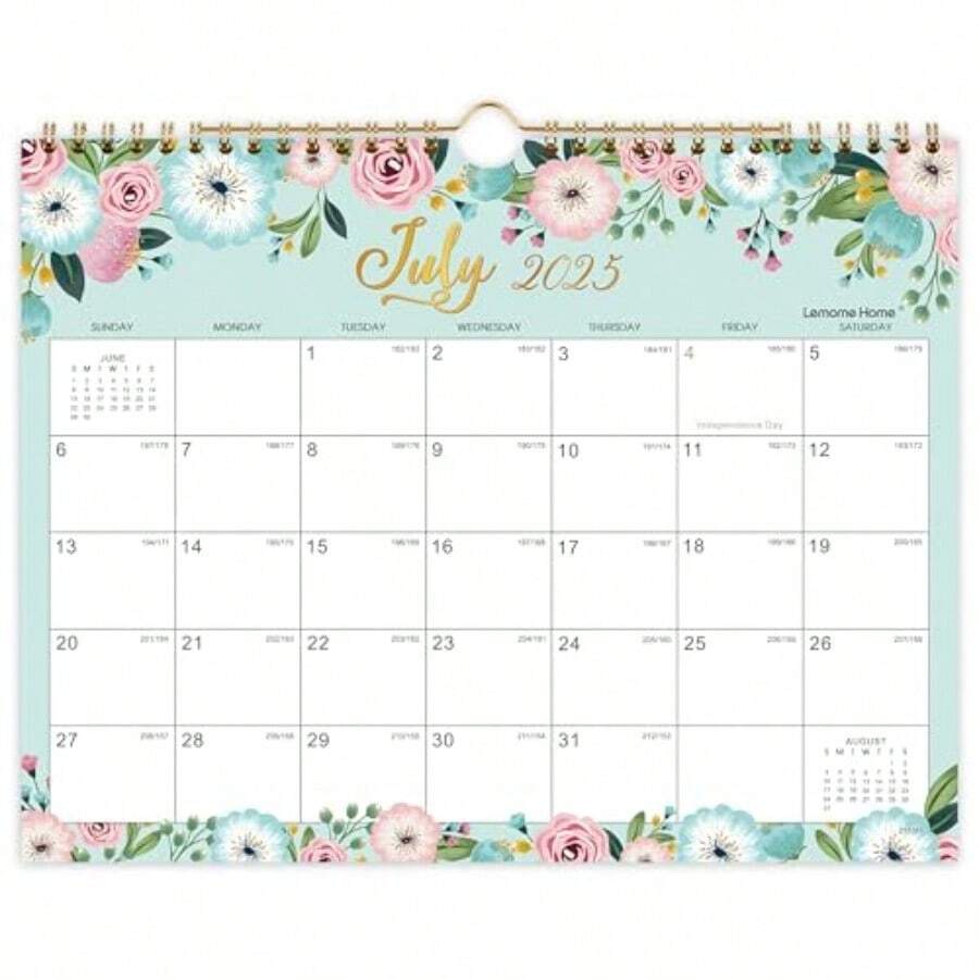 20252026 Wall Calendar Calendar 20252026 Jul. 2025 Dec. 2026 11" X 8.5 ...