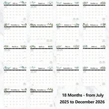 2025/26 Magnetic Calendar For Fridge, Fridge Calendar From Jul 2025 To ...