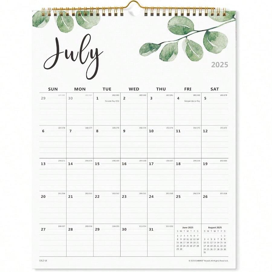 Calendar 20252026 Wall Calendar 20252026 From July 2025 To December ...