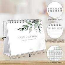Aesthetic Desk Calendar 20252026 Runs June 2025 Until December 2026 ...
