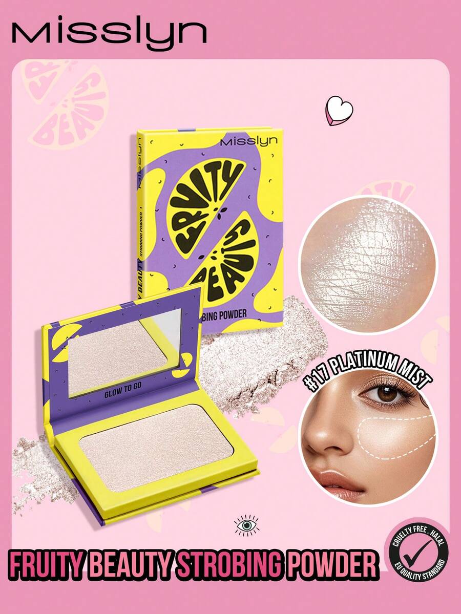 MISSLYN-Fruity Beauty Strobing Powder, Brighten,Makeup Shimmer ...