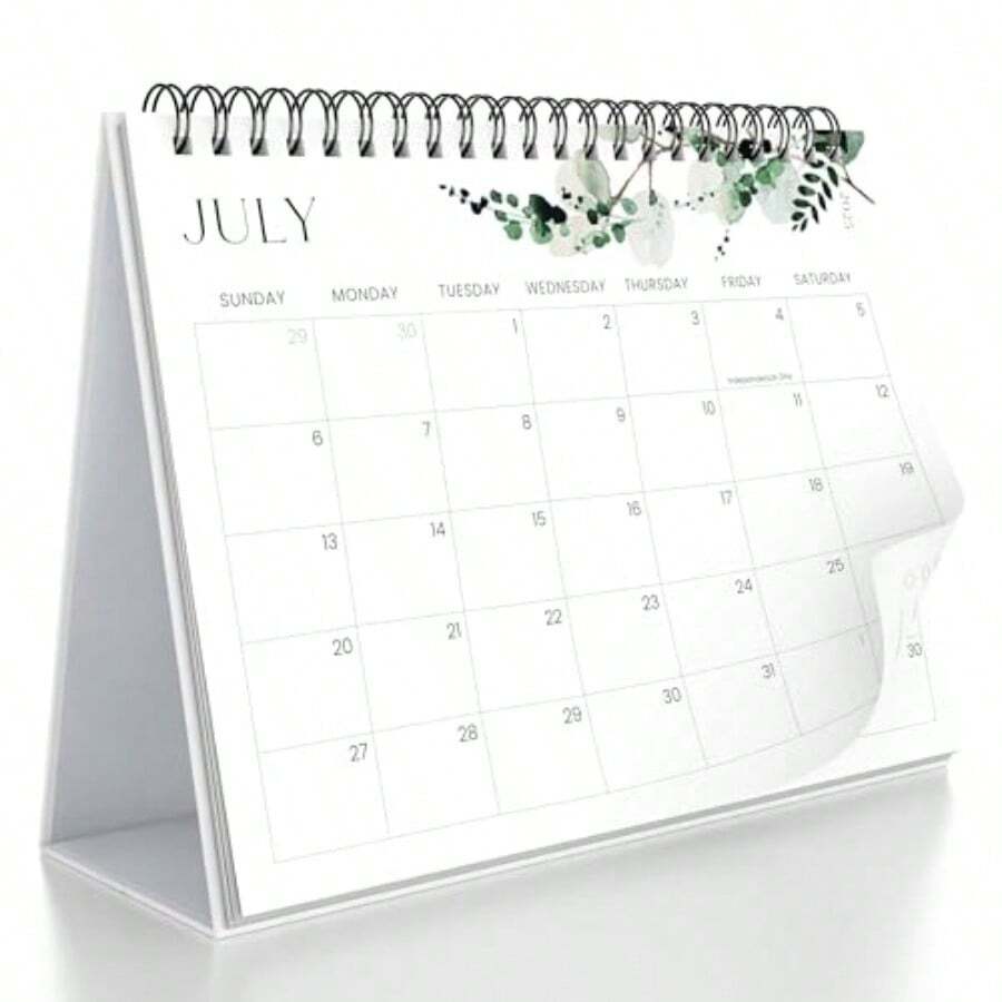 Aesthetic Desk Calendar 20252026 Runs June 2025 Until December 2026 ...