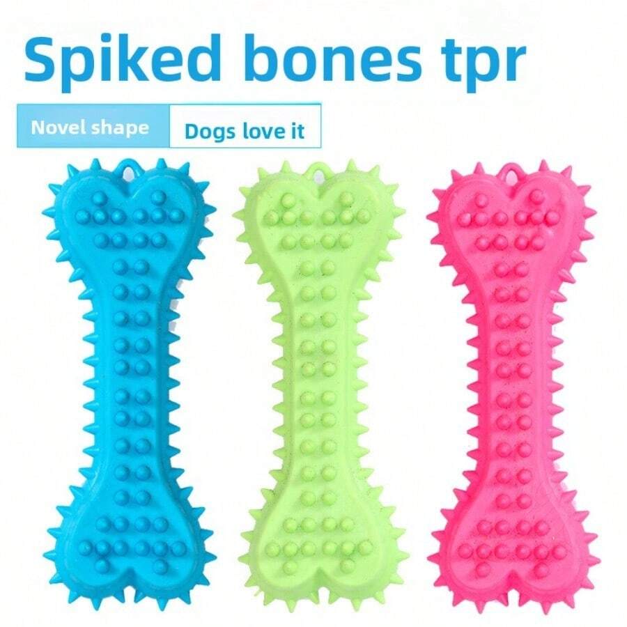 1Pcs Durable Rubber Dog Chew Toy - Dot Toothbrush Stick For Teeth ...