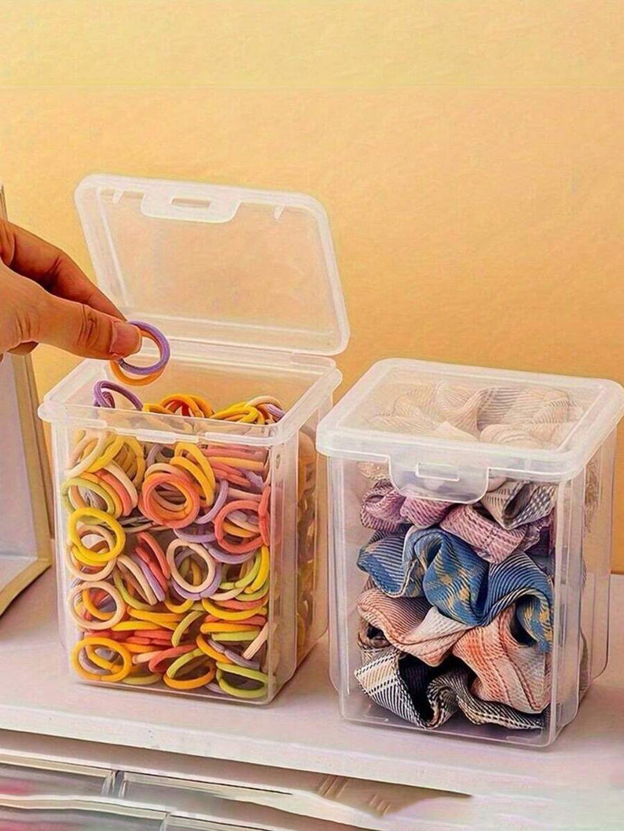 6 Stücke/4 Stücke/2 Stücke/1 Stück stapelbare transparente ...