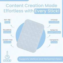 2025 SUCKY Silicone Suction Phone Case Adhesive Octo Cup Buddy Mount ...