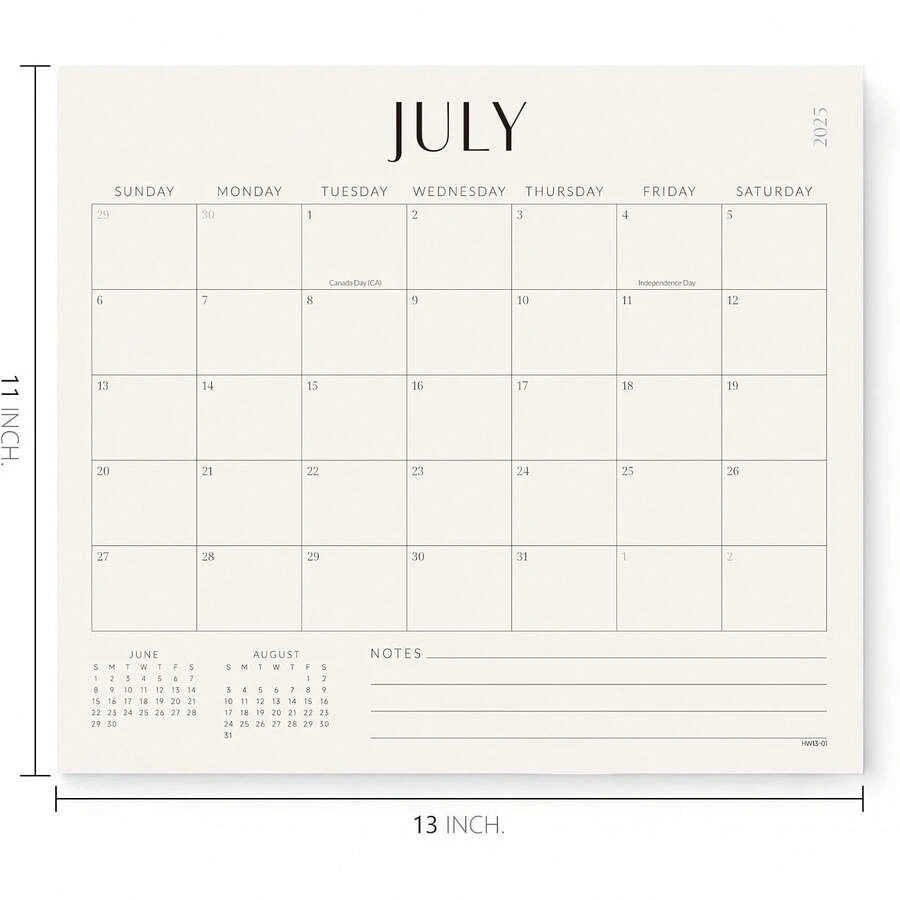 Jotsome Magnetic Calendar For Refrigerator 2025-2026, Academic Monthly ...