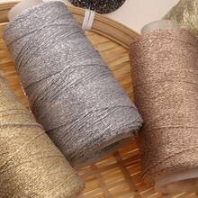 1pc Gold And Silver Wire Sparkling Hollow Yarn Hook Needle And Thread ...