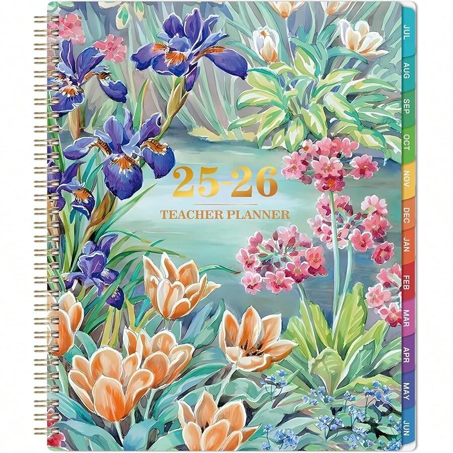 Teacher Planner 2025-2026 - JUL 2025 - JUN 2026, Teacher Lesson Planner ...