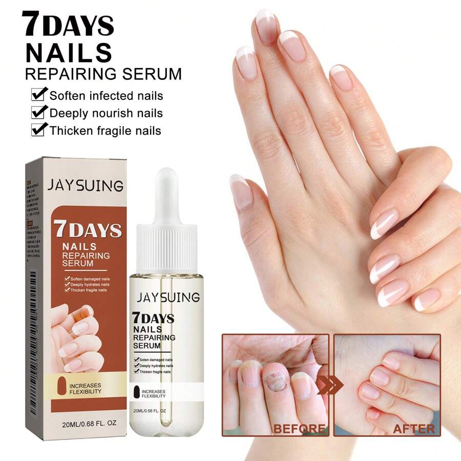 JAYSUING 20ml Repairing Serum Nails Repairing Serum Nourishing Cleaning ...