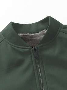 1 Peça Jaqueta Casual Masculina para Uso Externo, Forrada Termicamente ...