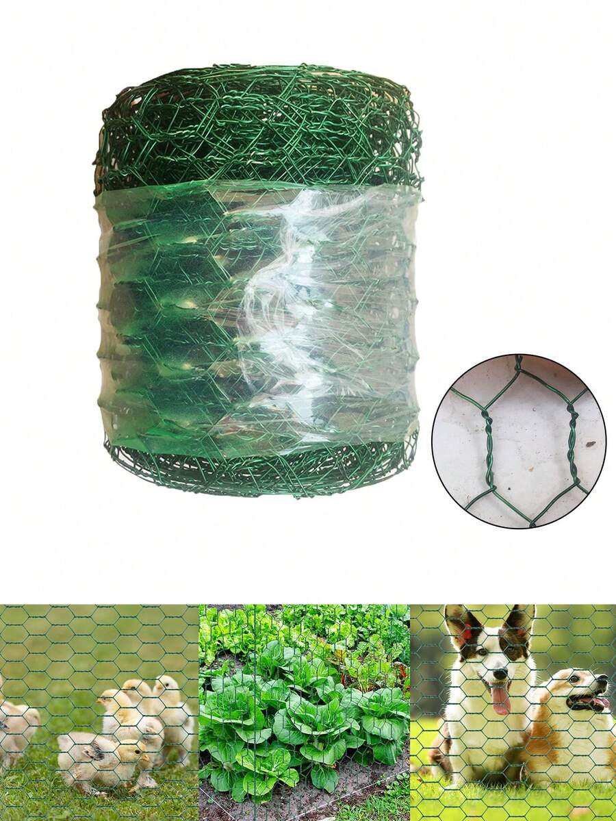 1Roll Chicken Wire For Floral Arrangements, Green Florist Netting ...