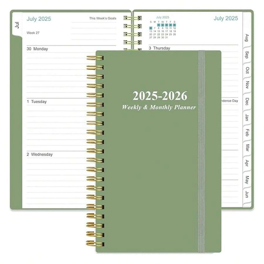 2025-2026 Pocket Planner/Calendar - Planner From July 2025 - June 2026 ...