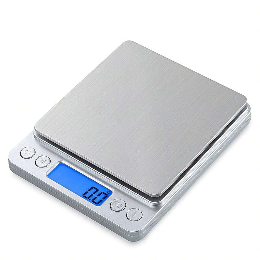 Small Digital Scale,3kg/0.1g,Kitchen Scale,Food Scale,With Blue Backlit ...