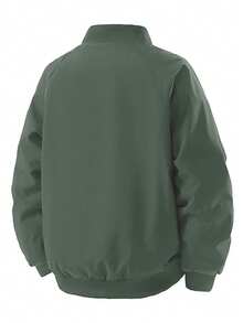 1 Peça Jaqueta Casual Masculina para Uso Externo, Forrada Termicamente ...