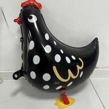 8pcs Walking Chicken Animal Birthday Party Decoration Pet Farm Animals ...