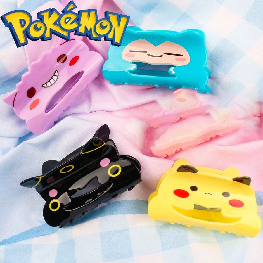 pocket monsters Pokemon Cute Cartoon Hair Claw Back Of Head Clip Hair ...