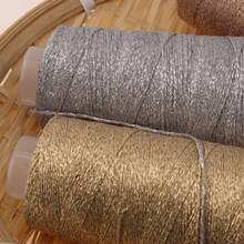 1pc Gold And Silver Wire Sparkling Hollow Yarn Hook Needle And Thread ...