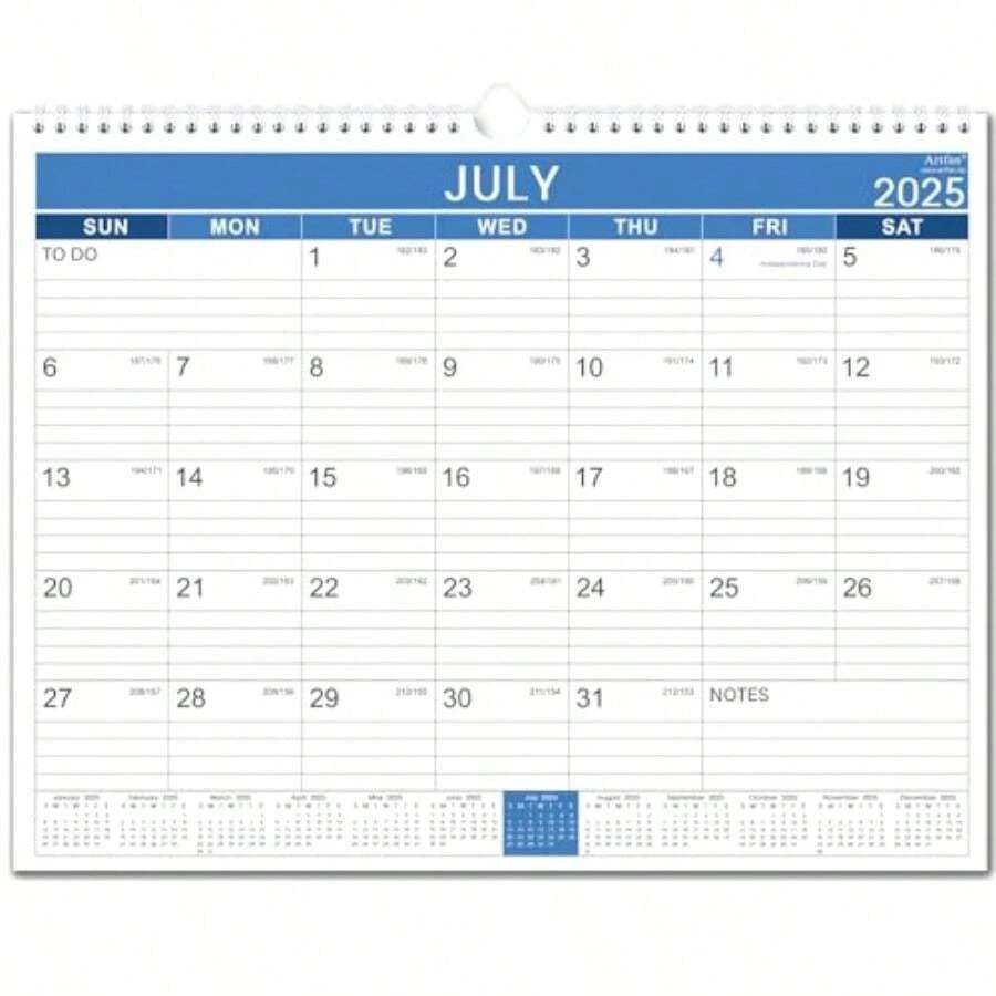 20252026 Calendar 20252026 Wall Calendar JUL 2025 DEC 2026 18 Monthly ...