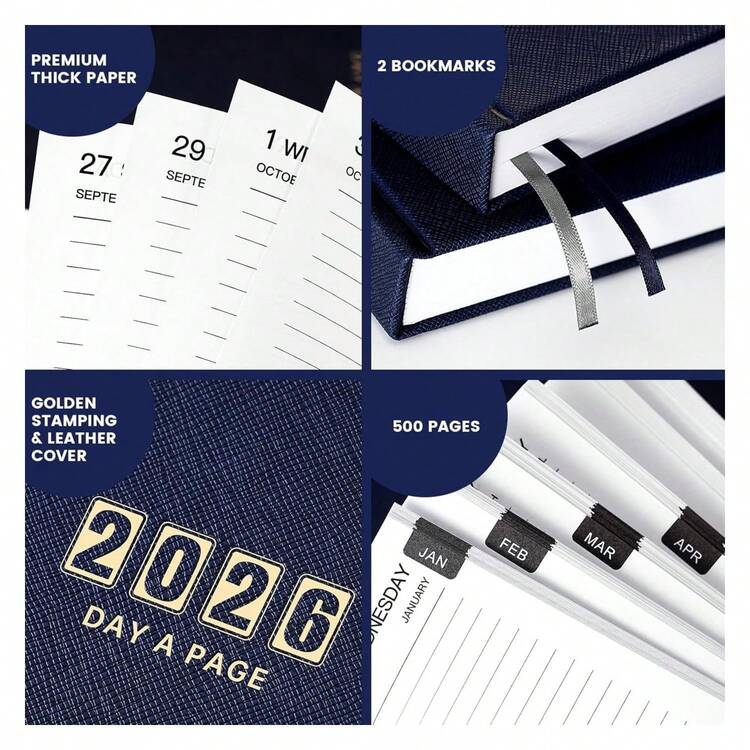 2026 Daily Planner - Daily Planner One Page Per Day, Planner 2026, JAN ...