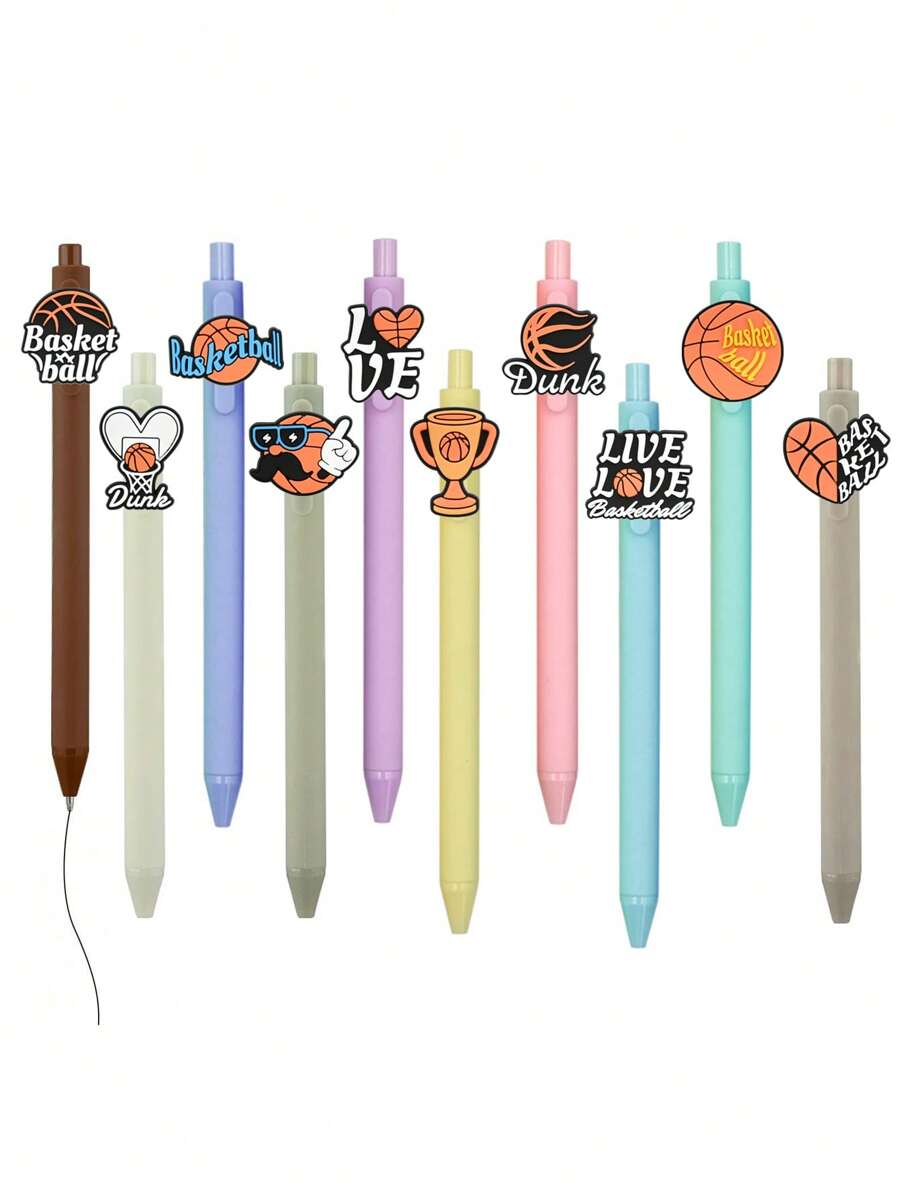 5pcs Basketball Pens | Funny Best Cool Basketball Pen Set Accessories ...