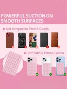 Soporte de silicona para teléfono con ventosa, agarre de succión para ...