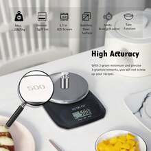 NUTRI FIT Digital Food Scale Small Kitchen Scales Weight In Grams And ...