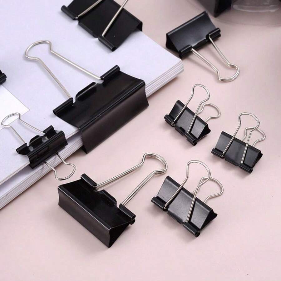 Binder Clips Colored, Binder Clips Assorted Sizes, Binder Paper Clips ...