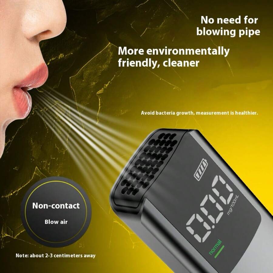 Portable Breathalyzer Alcohol Tester, Professional Drink Driving ...