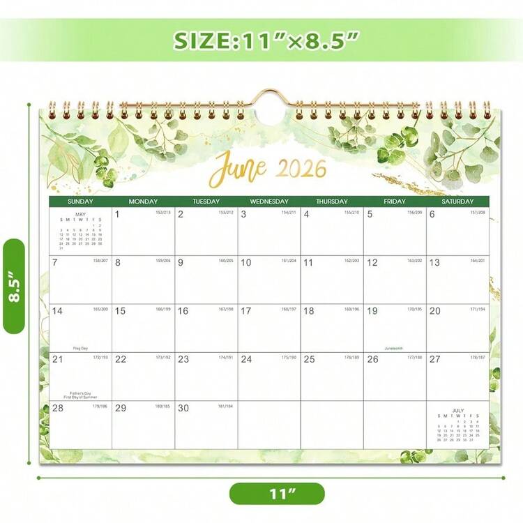 20252026 Calendar Wall Calendar 20252026 From Jul. 2025 Dec. 2026 18 ...