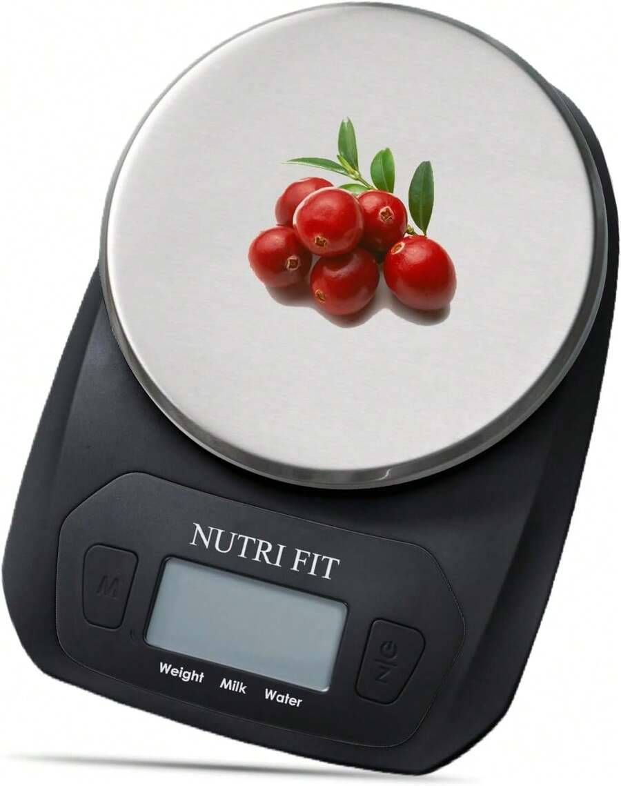 NUTRI FIT Digital Food Scale Small Kitchen Scales Weight In Grams And ...