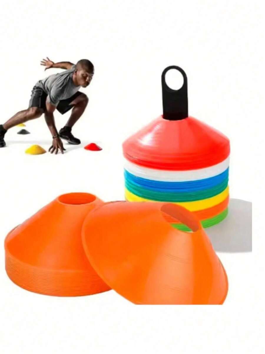 10/25/50pcs Football Training Marker Discs, Small Round Marker Plates ...
