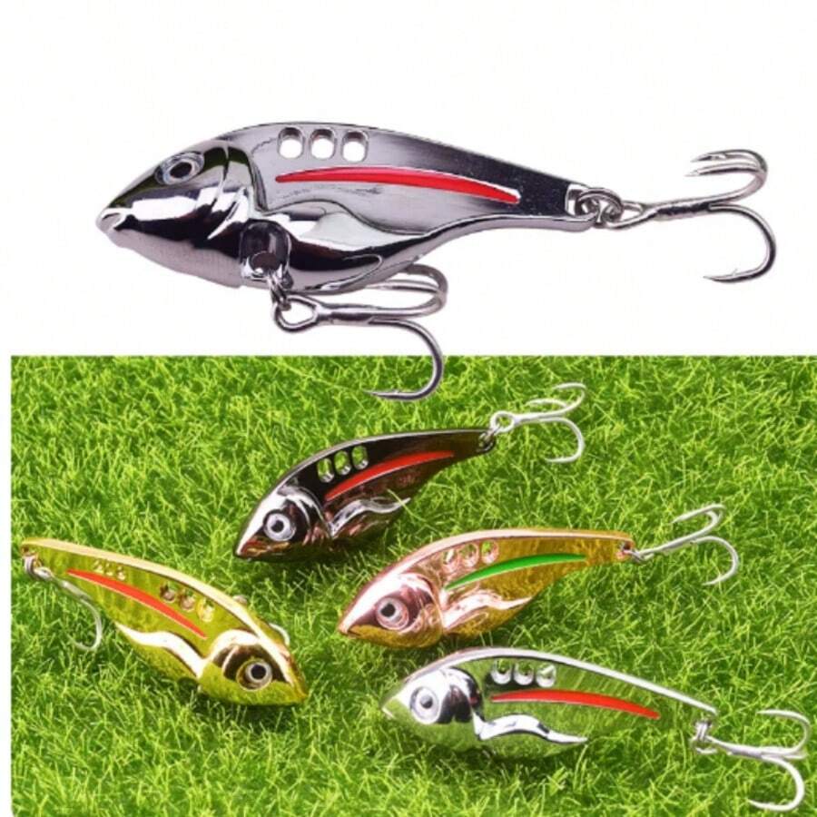 Topline Tackle 1pc 5cm 20g Vibration Spoon Bait Bass Fishing Lure VIB ...