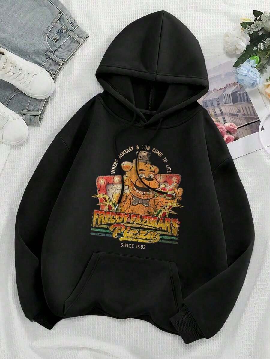 Winter Clothes For WomenRetro Freddy Fazbear's Pizza Big Size Women ...