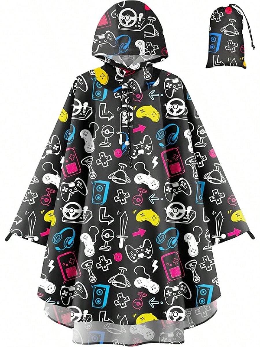 2025 BestOlyPegic Rain Poncho With Hooded Reusable Waterproof ...