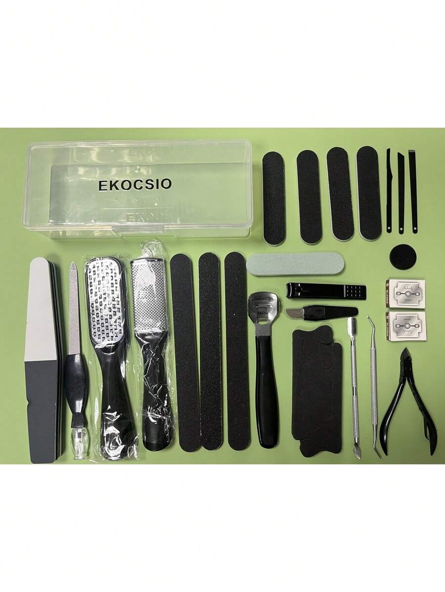 36-In-1 Professional Pedicure Kit With Abs, Plastic & Steel - Foot Dead ...