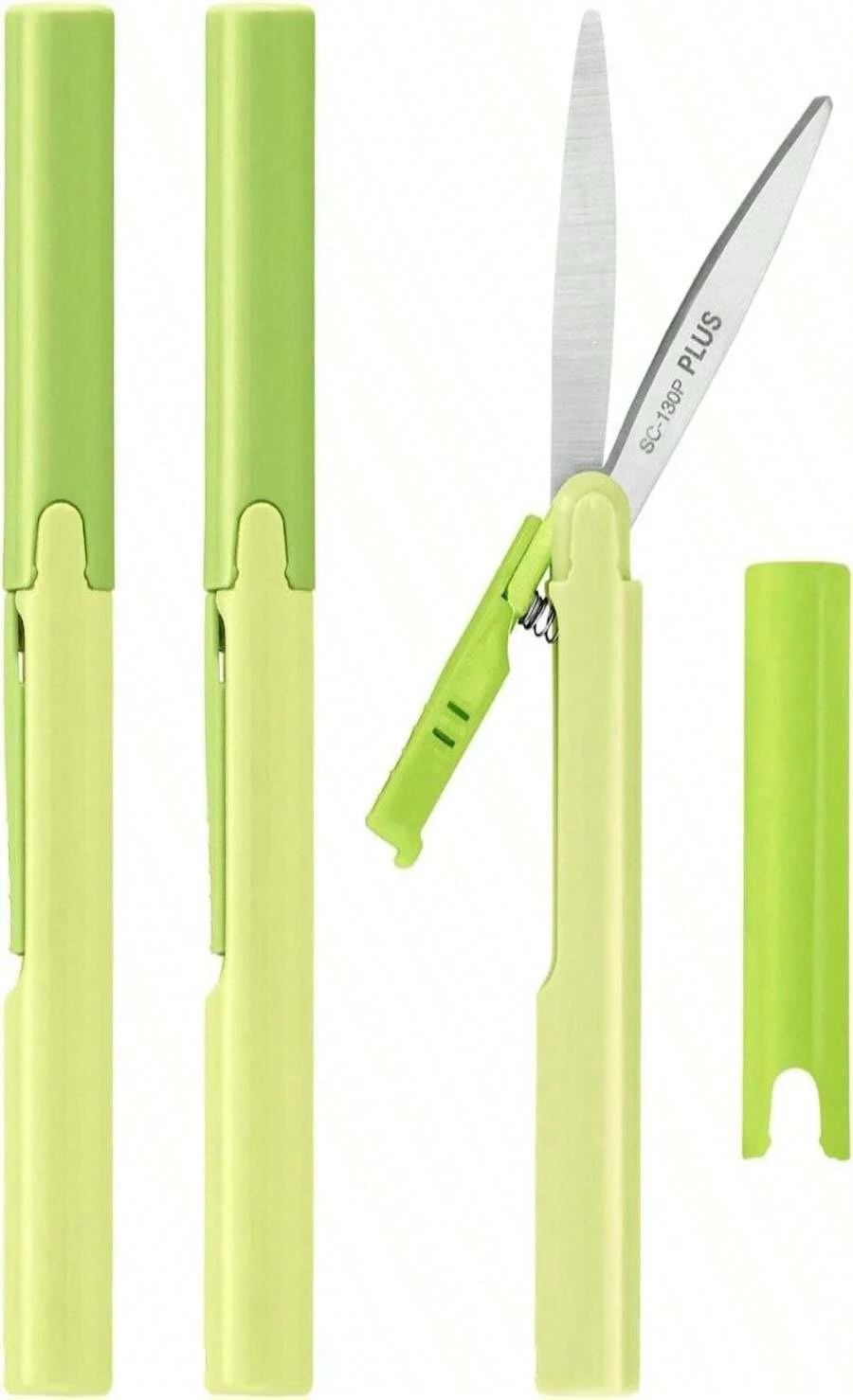 Plus Pen Style Non-Stick Compact TSA Twiggy Scissors With Cover, Pink ...