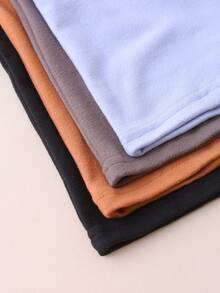 4 peças/Conjunto Camisetas de Manga Longa para Crianças, Blusas Finas ...