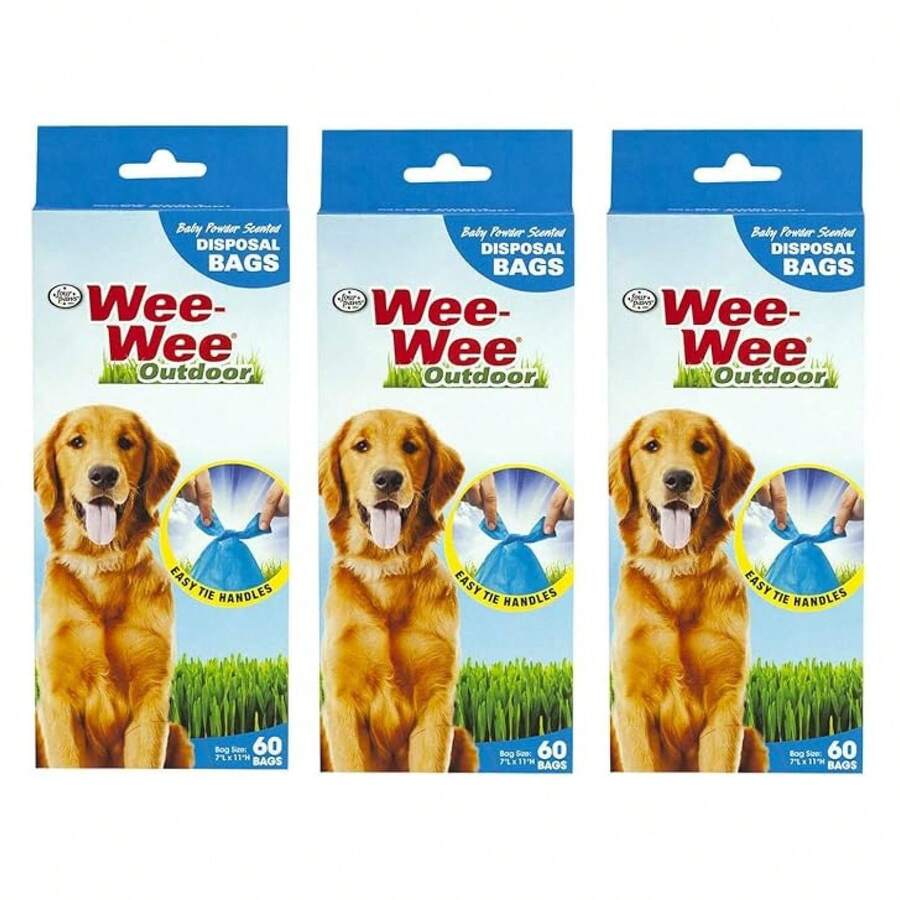 3 Pack Of Wee-Wee Disposable Waste Bags, 60 Bags Per Pack | SHEIN USA