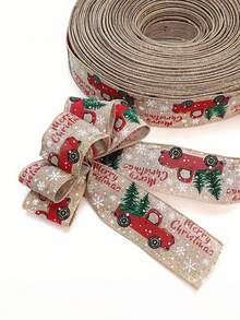 Christmas Ribbon Classic Wrapping Christmas Tree Ribbon Wreath Bows DIY ...