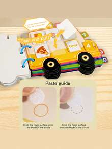 Libro de actividades con reconocimiento digital de autos, libro de ...