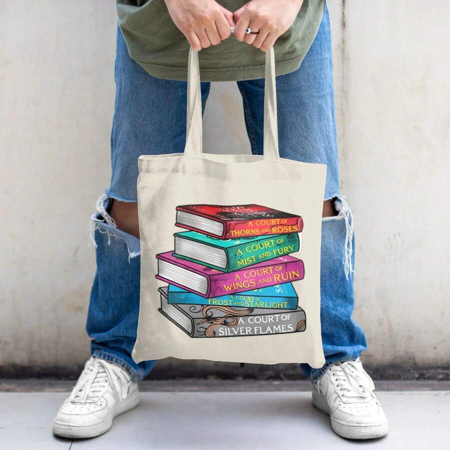 [Funny Canvas Shoulder Bag] Funny Canvas Shoulder Bag - ACOTAR Books ...