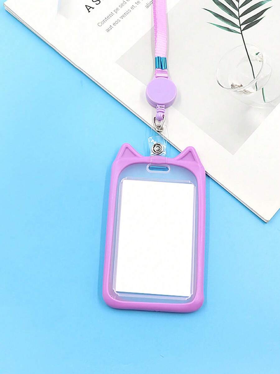 1 Stück Kaninchen-Katzen-Ohr-Design Mädchen Frauen ID-Etikett ...