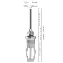 1pc Motorcycle Engine Oil Dipstick Aluminum Alloy Oil Level Gauge Cover ...