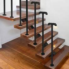 T-ZBDZ nnen-Treppengeländer, schwarzes T-förmiges Geländer ...