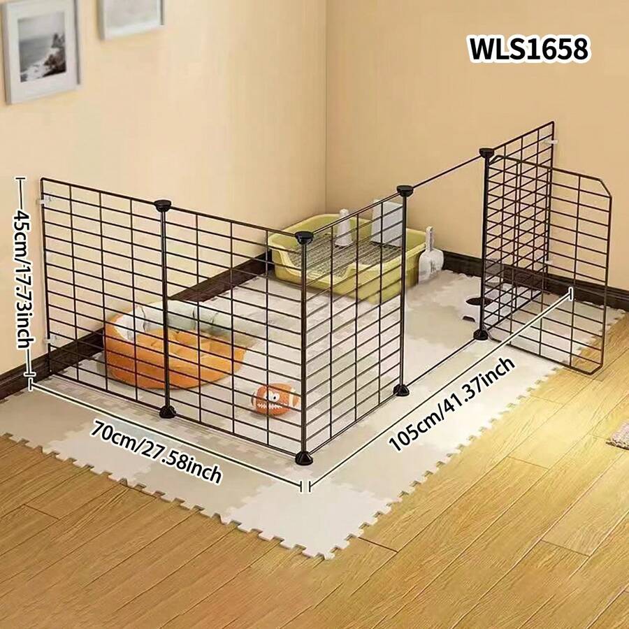 Modular Dog Fence, Indoor Pet Barrier For Cats & Small Dogs, Free ...